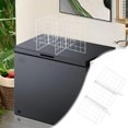 BESTYASH White Metal Wire Freezer Dividers - Iron Rack Organizer for ...