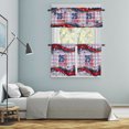 3 Piece Kitchen Curtains and Valances Set 250 Anniversary Cafe Curtains ...
