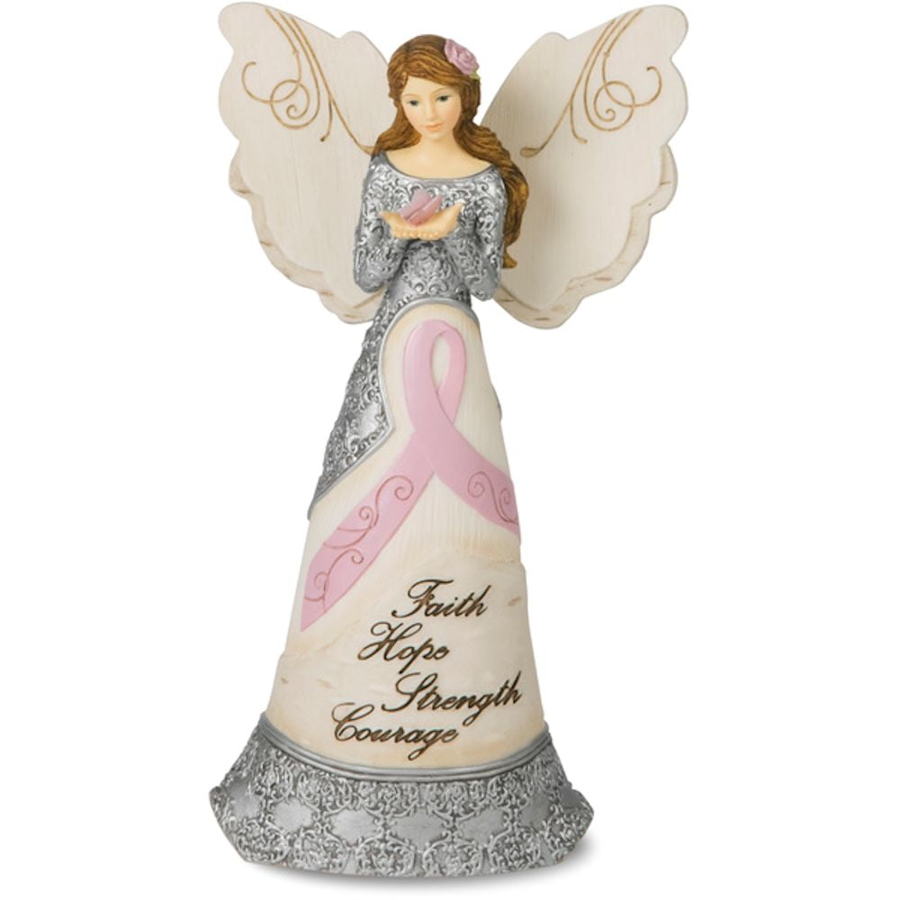 Pavilion Gift Company- Pink Survivor Ribbon Angel, 6.5 Inch - Walmart.com