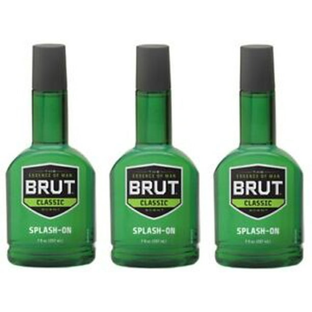3 Pack Brut Splash-On, Classic Fragrance, 7 oz - Walmart.com