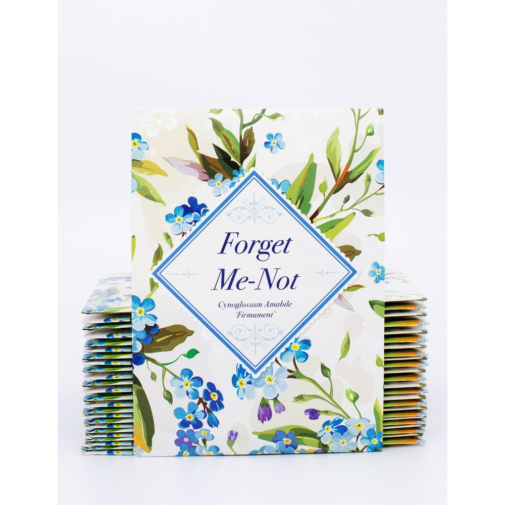 Vintage Look 25 Individual Forget Me Not Flower Seed Packet Favors Non GMO Ready To Give vintage-look-25-individual-forget-me-not-flower-seed-packet-favors-non-gmo-ready-to-give