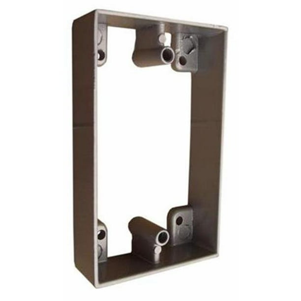 Weatherproof One Gang Box Extensions And Adapter Rings Gray - Walmart.com