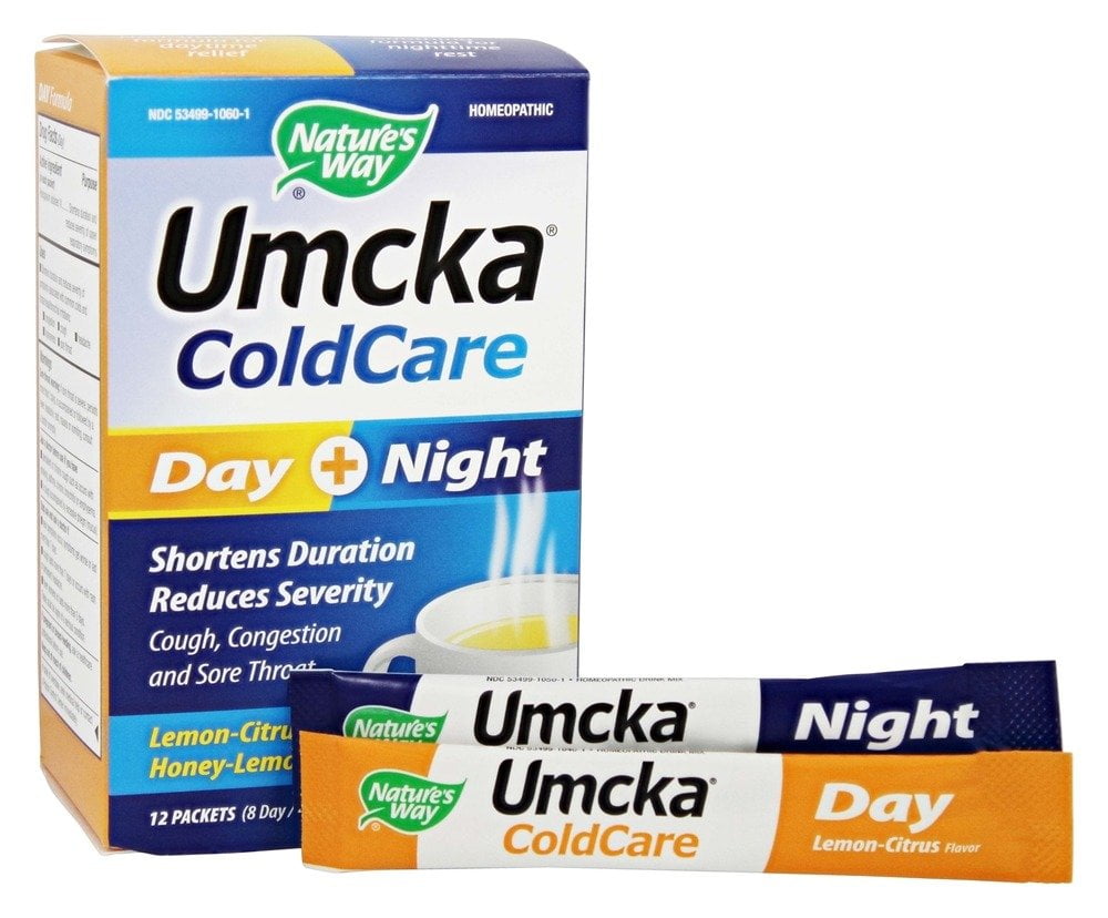 Nature's Way - Umcka ColdCare Day+ Night Hot Drink Mix Lemon-Citrus ...