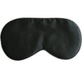1pc New Pure Silk Sleep Eye Mask Padded Shade Cover Travel Relax Aid