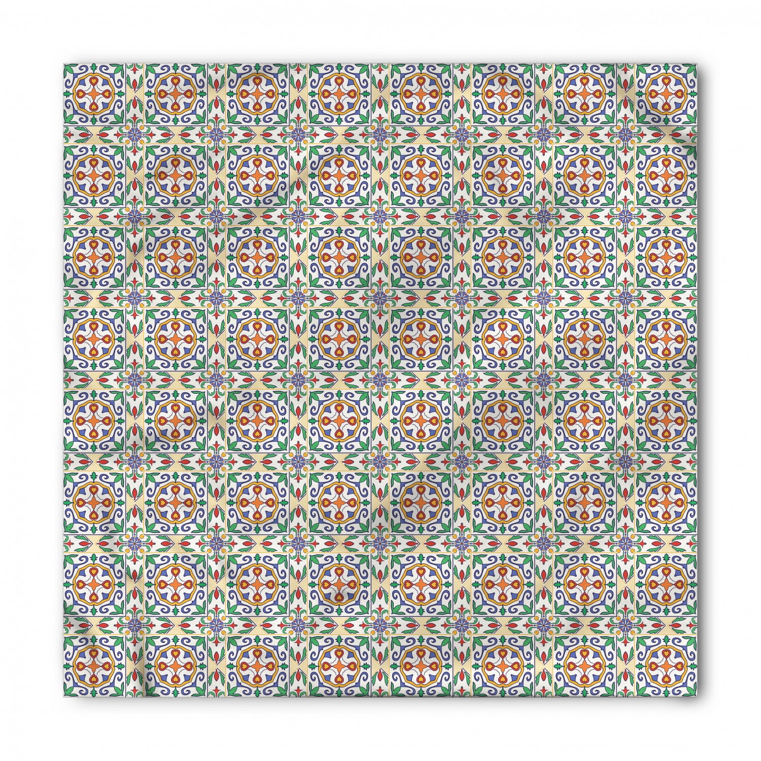Geometric Bandana, Spanish Ornamental, Unisex Head and Neck Tie, by ...