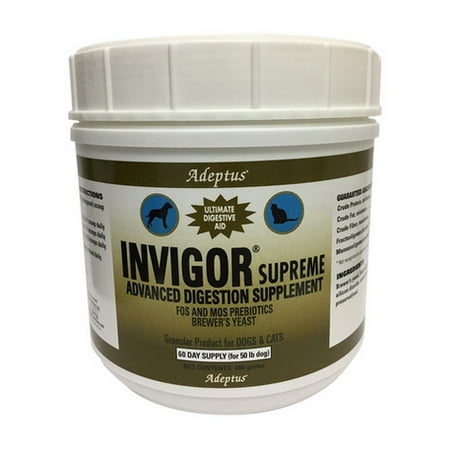 Adeptus Invigor Supreme Digestion Supplement For Dogs And Cats, 480 ...