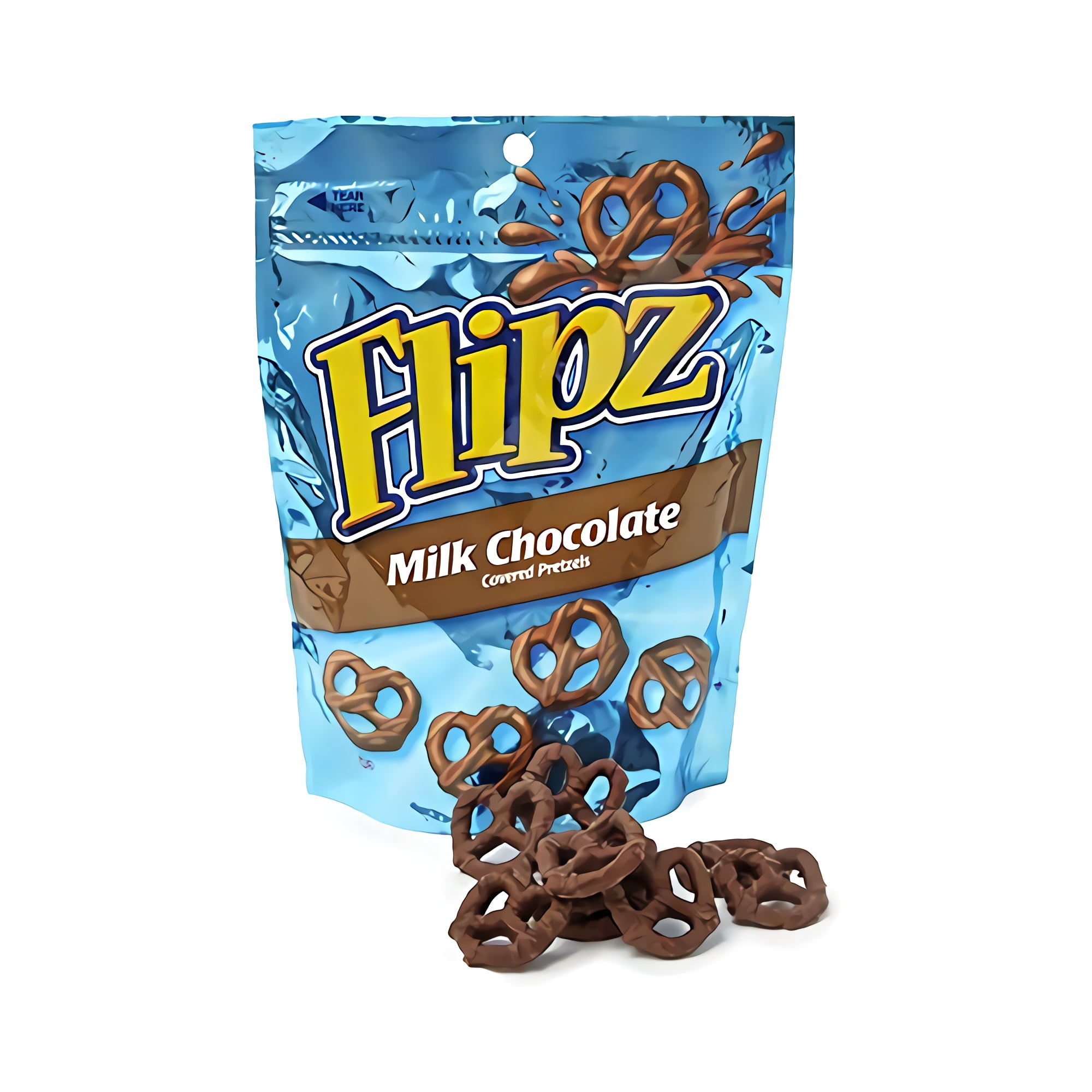 Flipz Chocolate Covered Pretzels, Milk Chocolate, 7.5 Ounce (Gift Pack ...