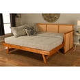 Kodiak Furniture Abaco Wood Daybed with Pop Up in Honey and Canton Gray ...
