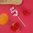 Birthday Candles Extended Big Number Candle Multicolor 3d Design Cake