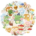 35pcs-50pcs Adorable Animal Stickers Cute Cartoon Stickers for Laptops ...