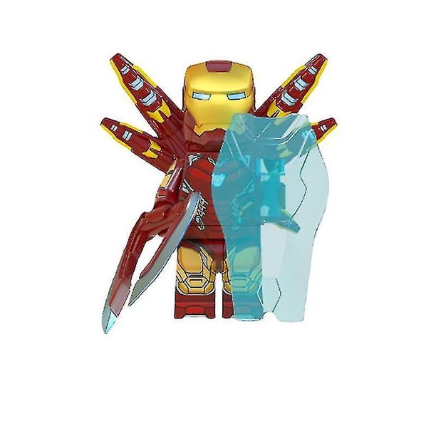 Marvel Avengers Thor Iron Man Captain Marvel Building Blocks 8 Piece ...