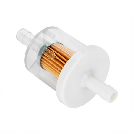 WALFRONT 10pcs 1/4inch Plastic Inline Mini Small Engine Fuel Gas ...