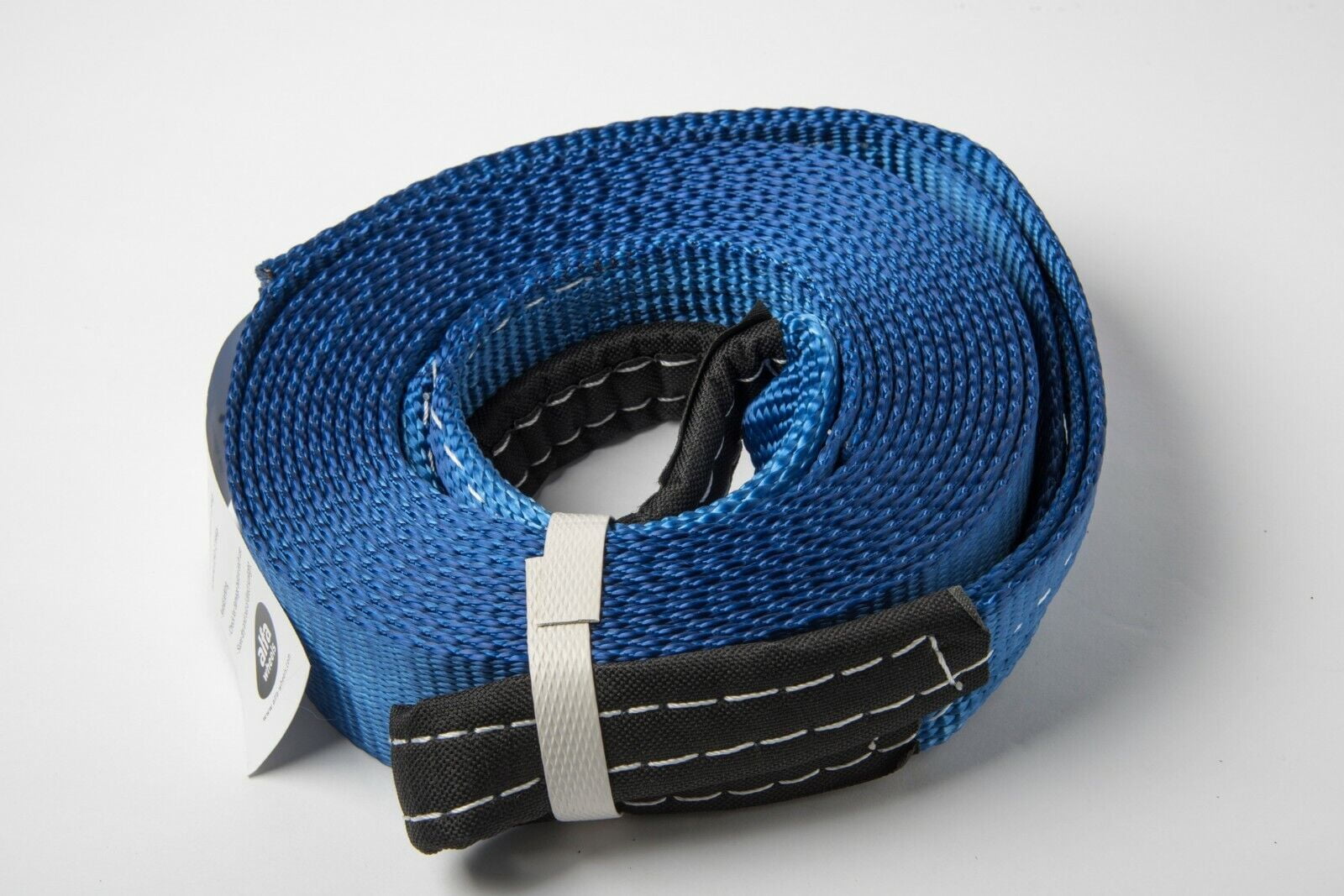 Tow Strap 2" Blue 14000lbs 6.5T 20ft winch sling recovery 2x20 Mud Snow ...