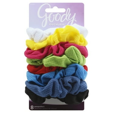 Goody® Ouchless® Scrunchies, Gentle Hair Scrunchies, Neon Lights, 8 Ct ...