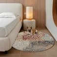 3ft Round Rug Vintage Abstract Area Rugs for Living Room Bedroom ...