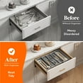 Lifewit, Utensil Organizer, Expandable Drawer Divider, Large Gray ...