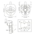 Replacement Cabinet Lock Drawer Lock Motorhome Trailer Cabin Door Lock ...