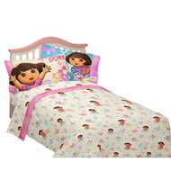 Nickelodeon Dora the Explorer "Exploring Together" Full Sheet Set ...