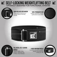 Element 26 Self-Locking Weightlifting Belt for Power Squat - Premium Belt for Heavy Lifting ...
