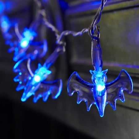 Halloween LED Bat Lights String Party Carnival Ceiling Windows ...