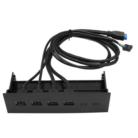 5.25in USB 3.0 Front Panel Hub, USB Front Panel Hub 5Gbps 4 Ports 19pin ...