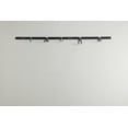 Fasttrack Garage Storage Utility Hooks 7 Piece Black All in One Rail ...