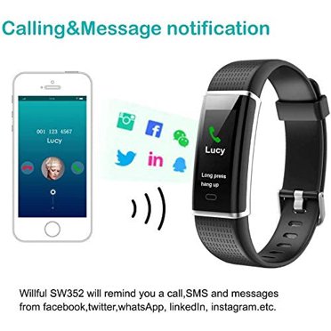 iTech Gladiator Smart Watch Fitness Tracker, Heart Rate, Pedometer ...