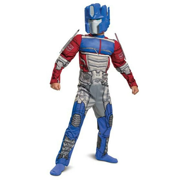 Optimus Boys Child Transformers Muscle Autobot Halloween Costume ...