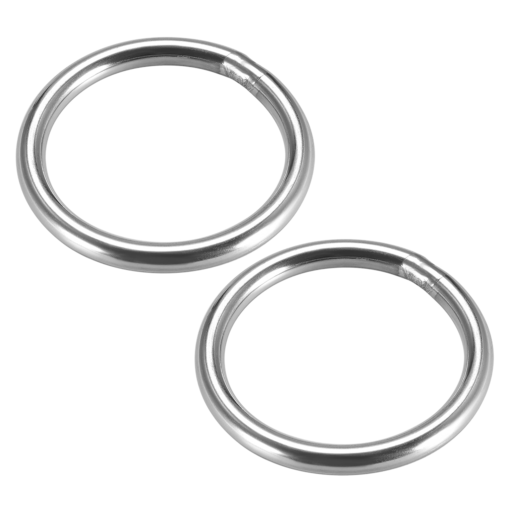 Unique Bargains - Welded O Ring, 40 x 4mm Strapping Round Rings ...