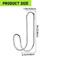 2PCS Flexible Garden Hose Storage Hook Weatherproof 304 Stainless Steel ...