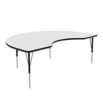 Correll Dry Erase 48" x 72" Kidney Shaped Activity Table - Walmart.com