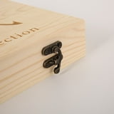 Wooden Storage Box Wooden Coins Display Storage Box Case for ...