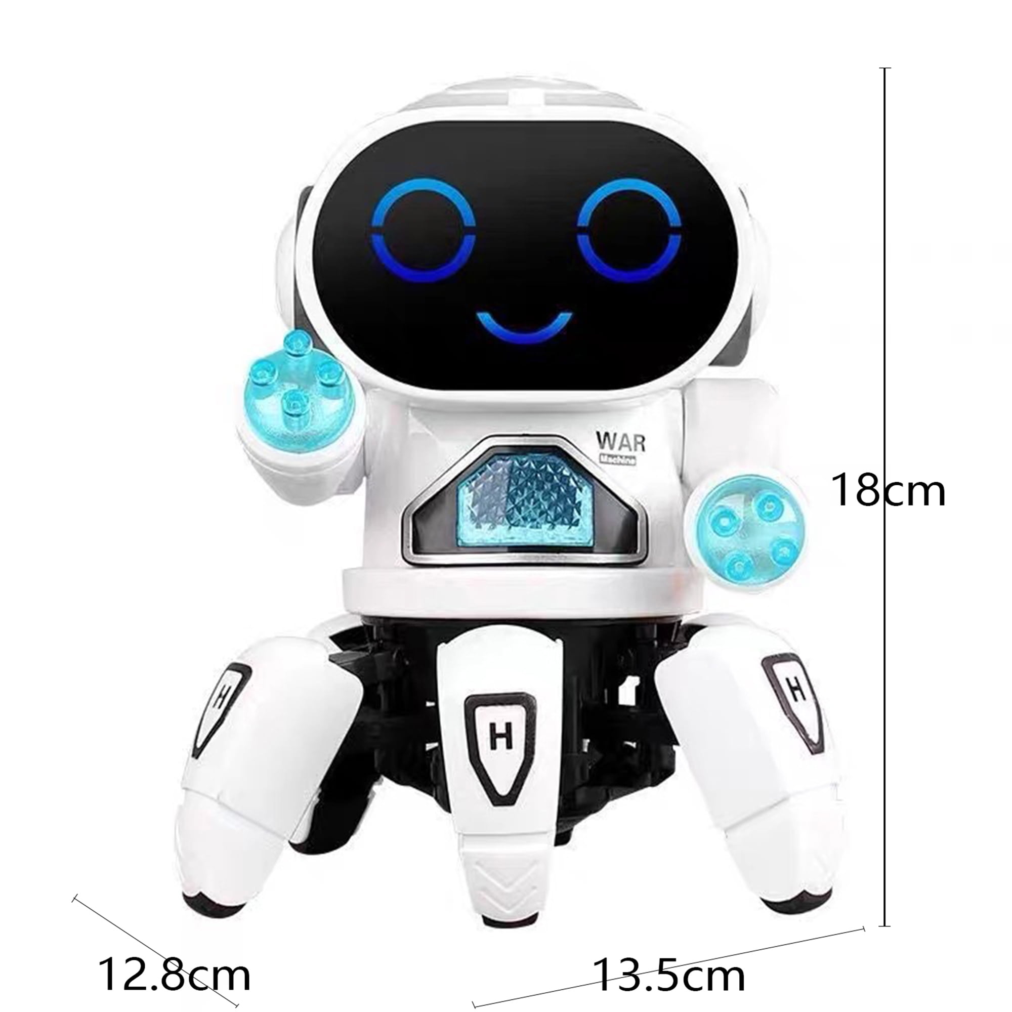 Buy TSEXIEFOOFU Hexapod Robot Toy with Cool Lighting Dynamic Music 360 ...