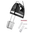 Chefman RJ17-V2 250-Watt 5-Speed Ultra Turbo Power Hand Mixer, Black ...