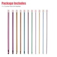 11pcs Tunisian Crochet Hooks Set, EEEkit 2-8 mm Aluminum Afghan Crochet Hooks, Ergonomic Crochet ...