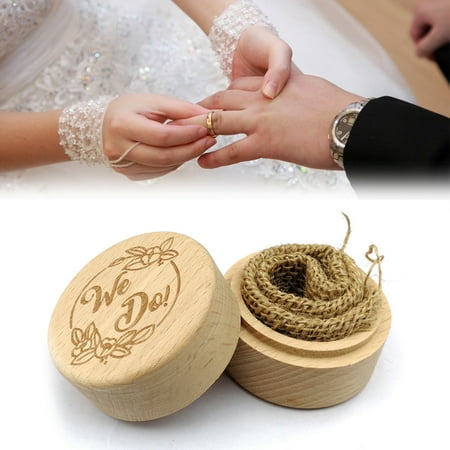 Rustic Wedding Wood Ring Holder Wedding Ring Bearer box Wedding Box ...