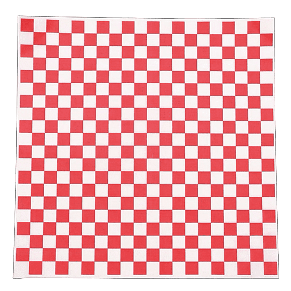 Food Paper Sheets Red And Bule Checkered Dry Waxed Deli Paper Sheets ...