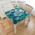 BANET Decorative Elastic Edged Square Fitted Tablecloth,Chamomile Daisy ...