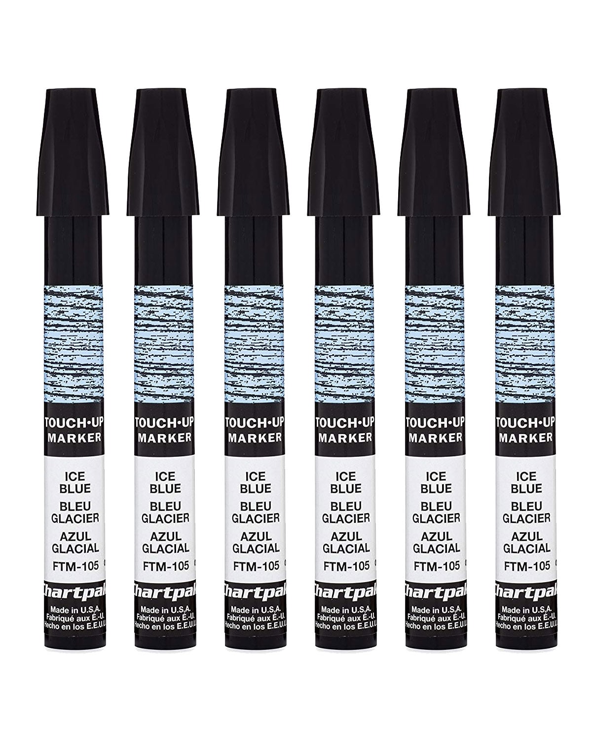 Chartpak Wood Frame Touch-Up Marker, Tri-Nib, Ice - Walmart.com