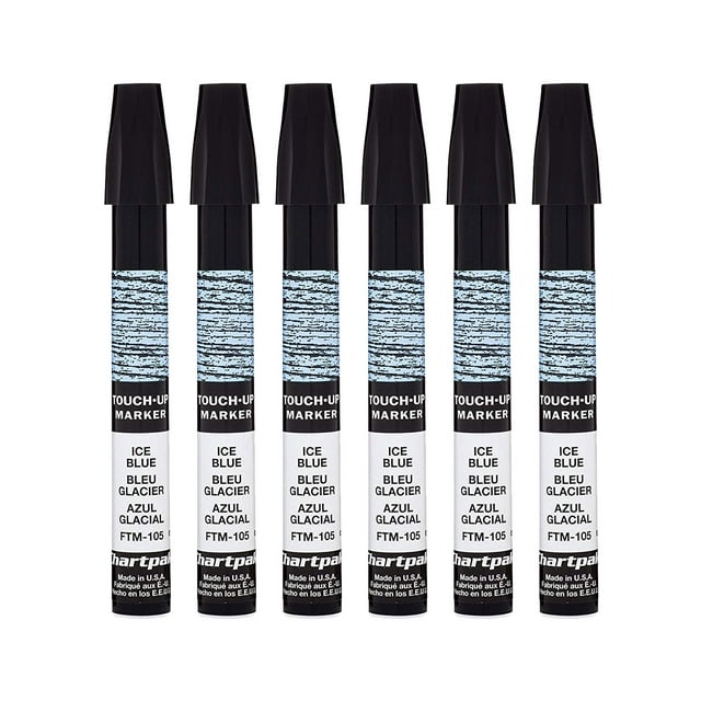 Chartpak Wood Frame Touch-Up Marker, Tri-Nib, Ice - Walmart.com