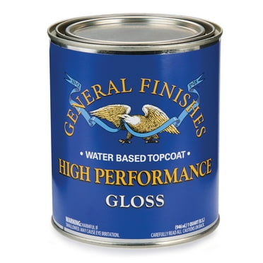 General Finishes, High Performance Polyurethane Topcoat, Satin, Gallon ...