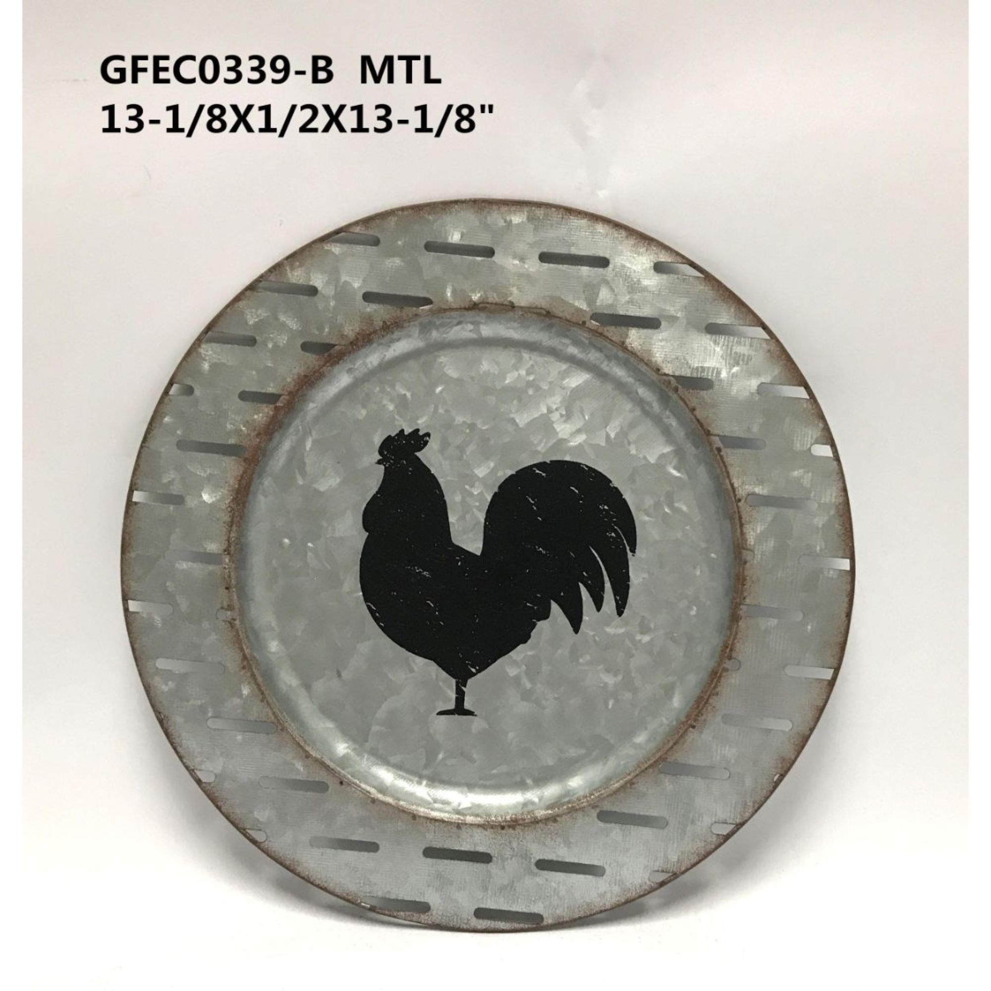 Collectible Plates Applied Art Plate Rooster Plate Vintage Plate Wall ...