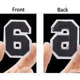 40PCS Iron On Numbers Patches 2 Inch Sew On Applique Patches 0-9 ...