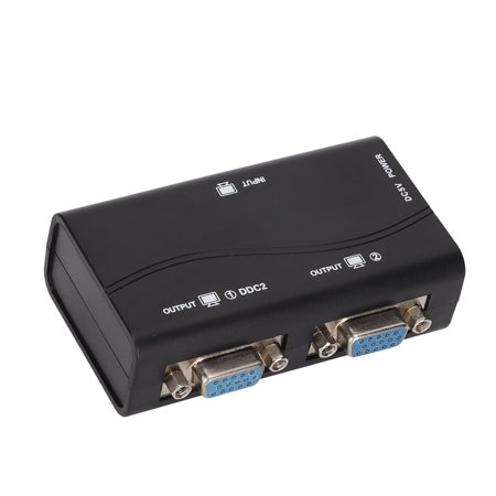 Fyydes VGA Splitter 1 In 2 Out 250MHz USB Powered 1920x1440 1080P Video ...