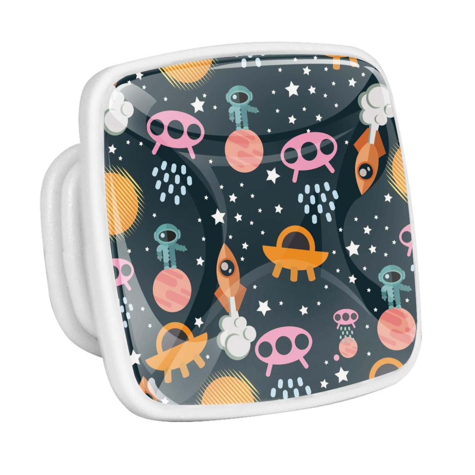 4PCS Square Cabinet Fluorescence Knob Glowing in the Dark Furniture ...