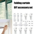 36Pcs Pleated Blind Bracket Kits Window Shade Mounting Clamp Support ...