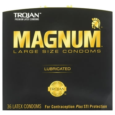 Trojan Magnum Bareskin Condoms - Box of 10 - Walmart.com