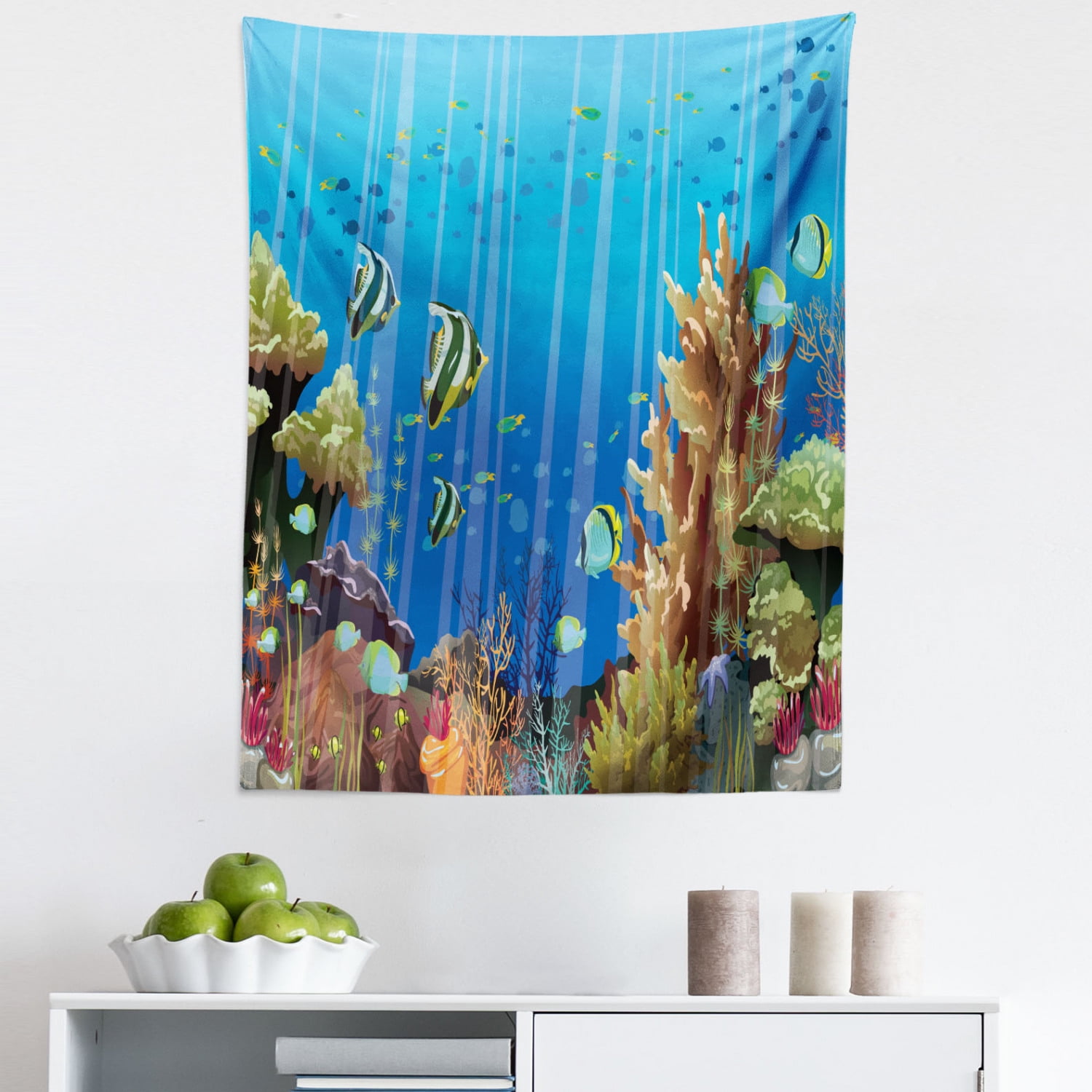 Marine Tapestry, Majestic Universe Deep Underwater World Exotic Coral ...