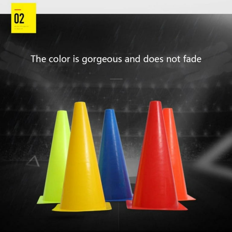 Orange Cones For Sports 12 Inch Traffic Training Cones - 10 Pack For ...