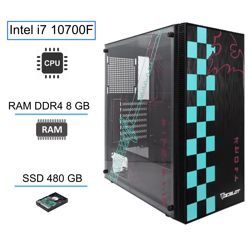 CPU armado Intel i7 10700F SSD 480GB 16GB RAM 80+ Nvidia | Bodega ...